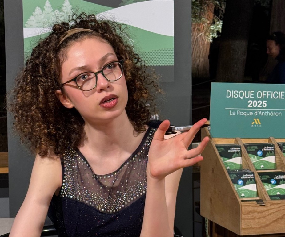 Arielle Beck, à La Roque d’Anthéron (21-07-2025)